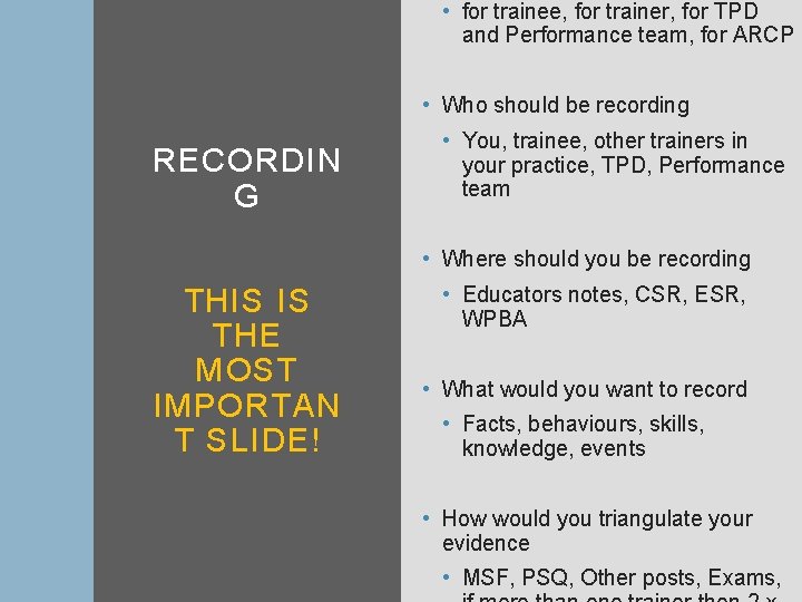 TRAINEES EXPERIENCING DIFFICULTIES KAREN BRADLEY ELENA PAMPHILON PLAN