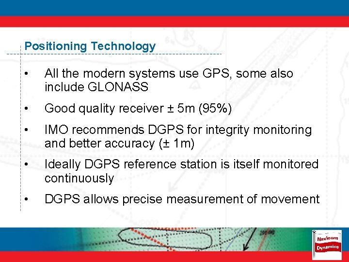 Navicom Dynamics Precision Positioning Services Portable Electronic Aids