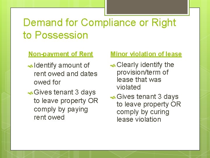 Understanding the Eviction Process Presented by the 12