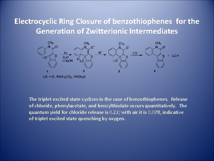 Development of Photoremovable Protecting Groups Photoremovable ...