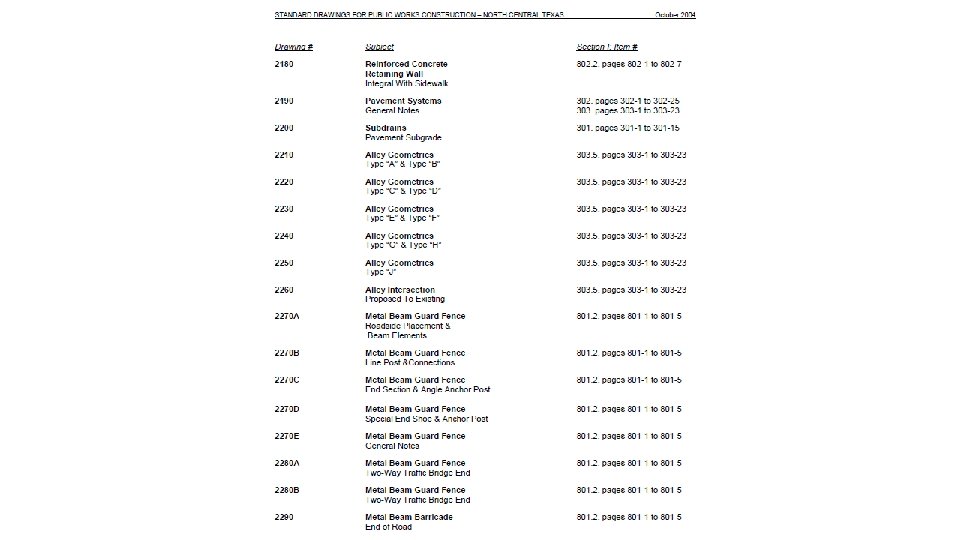 Public Works Standard Drawings Subcommittee Meeting Monday June
