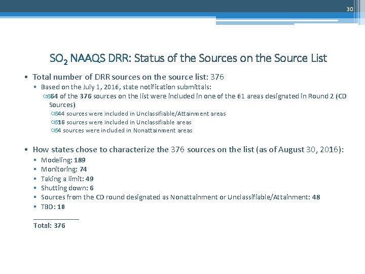 NAAQS AND OTHER IMPLEMENTATION UPDATES Anna Marie Wood