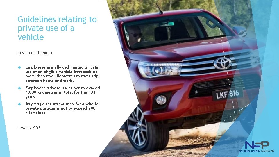 New ATO Guidelines for Private Use of FBT