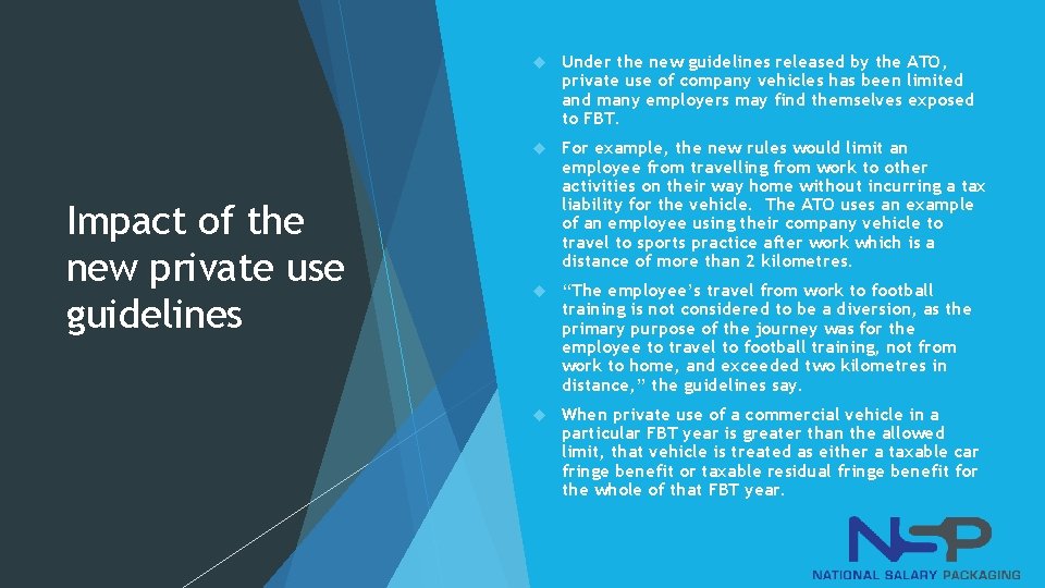 New ATO Guidelines for Private Use of FBT