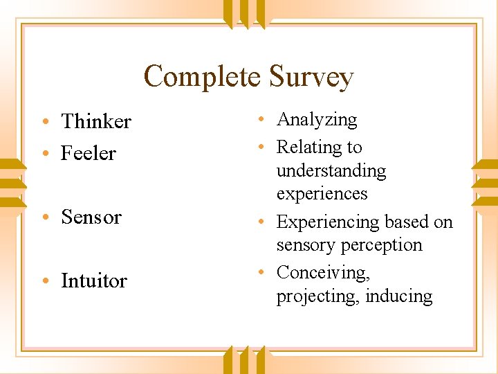 Communication Standards and Objectives Identify various types of