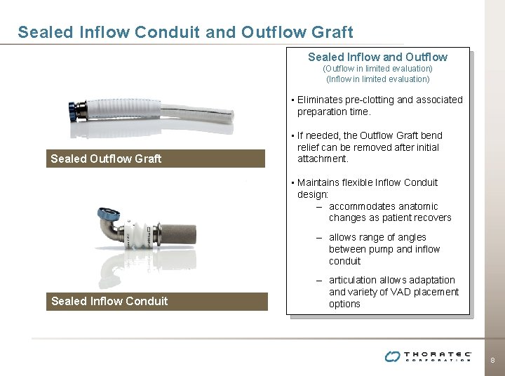 Realizing the New Era Thoratec Product Development Initiatives