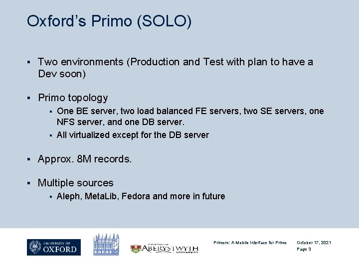 Bodleian Digital Library Systems and Services BDLSS Bodleian