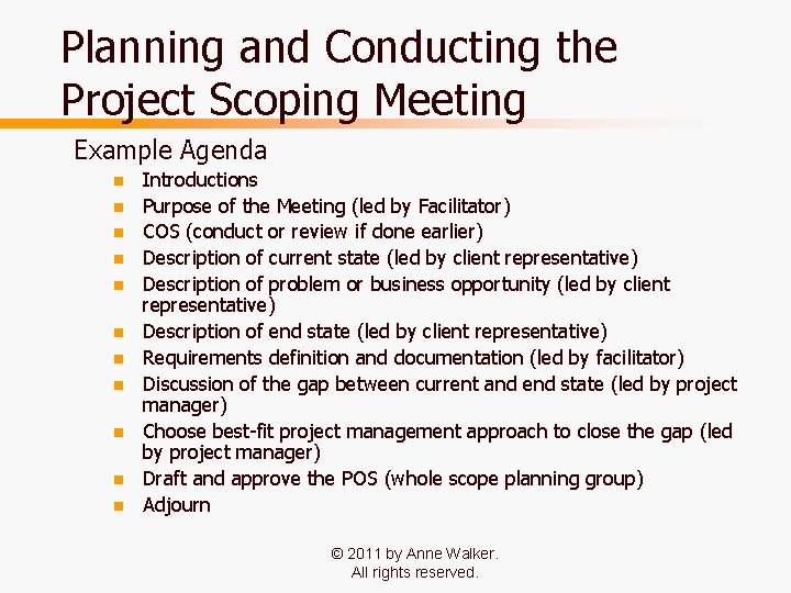 Effective Project Management The University of California Berkeley
