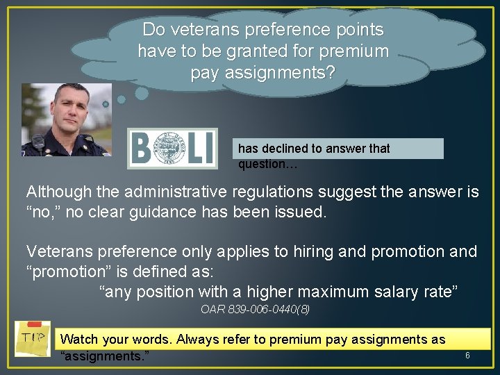 WHAT EVERY CHIEF SHOULD KNOW ABOUT LABOR AND