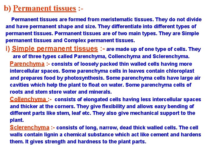 CHAPTER 6 TISSUES CLASS SUBJECT IX SCIENCE 1