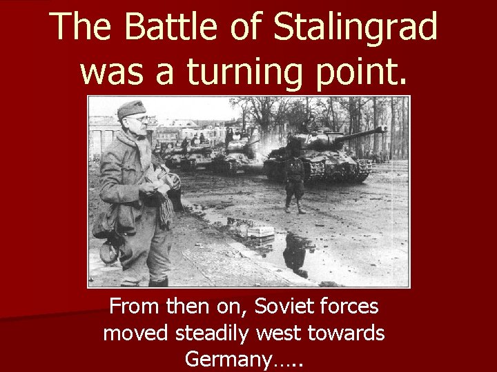 THE U S IN WORLD WAR II Chapter