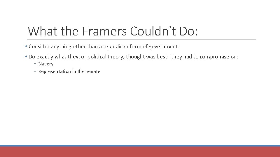 What the Framers Couldnt Know ROBERT DAHL What