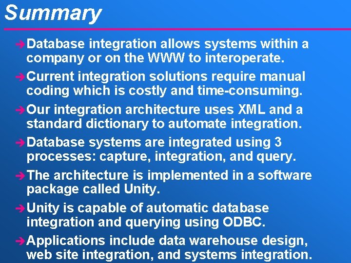 Automatic Data Ramon Lawrence University of Manitoba umlawrencs