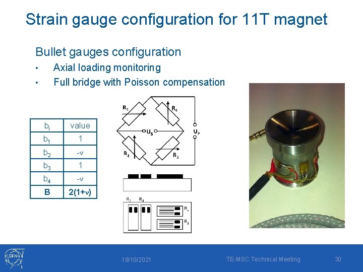 Mechanical measurements in Superconducting magnets Mechanical ...