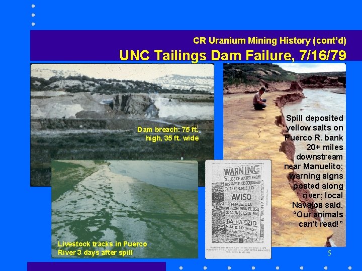 Church Rock Uranium Monitoring Project PROJECT RESULTS 2003