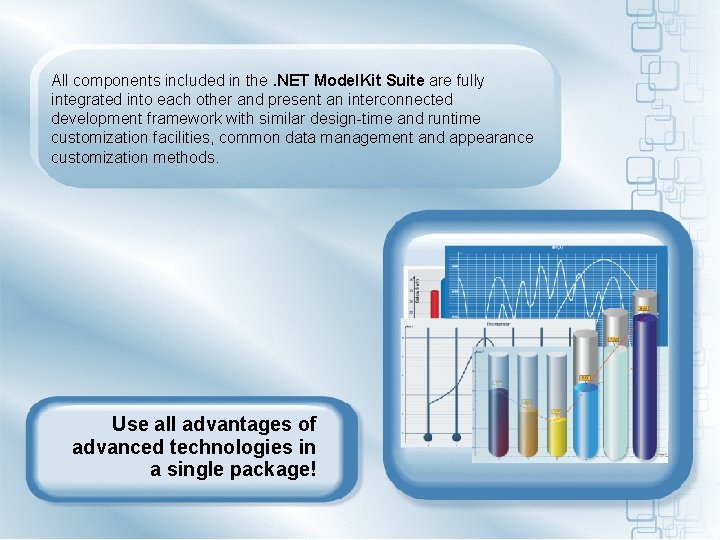 The NET Model Kit Suite Features The NET