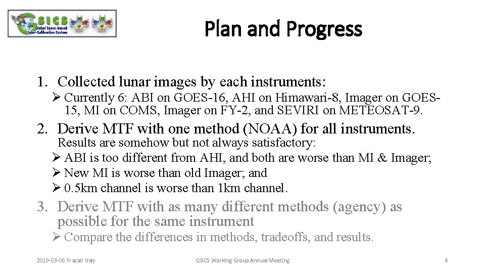 Update of Modulation Transfer Function MTF Evaluation Using