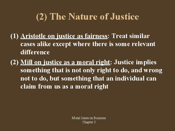 Chapter Three Justice and Economic Distribution This multimedia