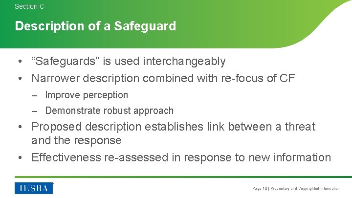 Safeguards Gary Hannaford Task Force Chair IESBA Meeting