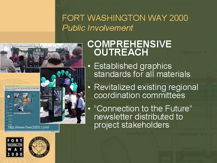 FORT WASHINGTON WAY 2000 Urban Design PROJECT DESIGN