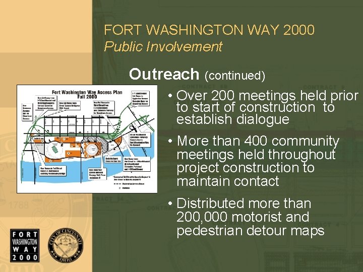 FORT WASHINGTON WAY 2000 Urban Design PROJECT DESIGN