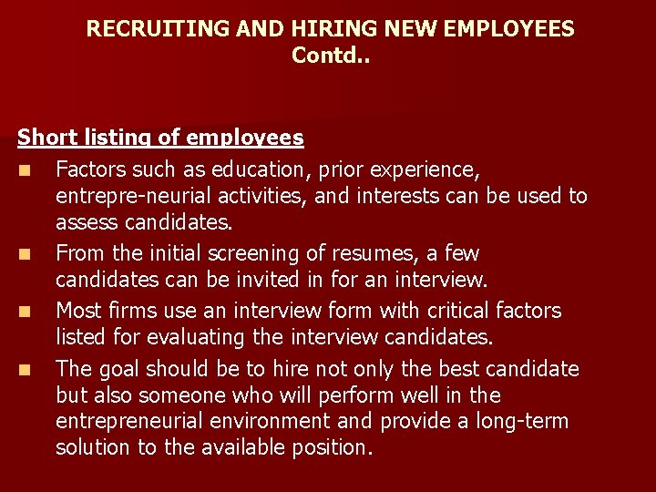 ENTREPRENEURSHIP Lecture No 39 BY CH SHAHZAD ANSAR