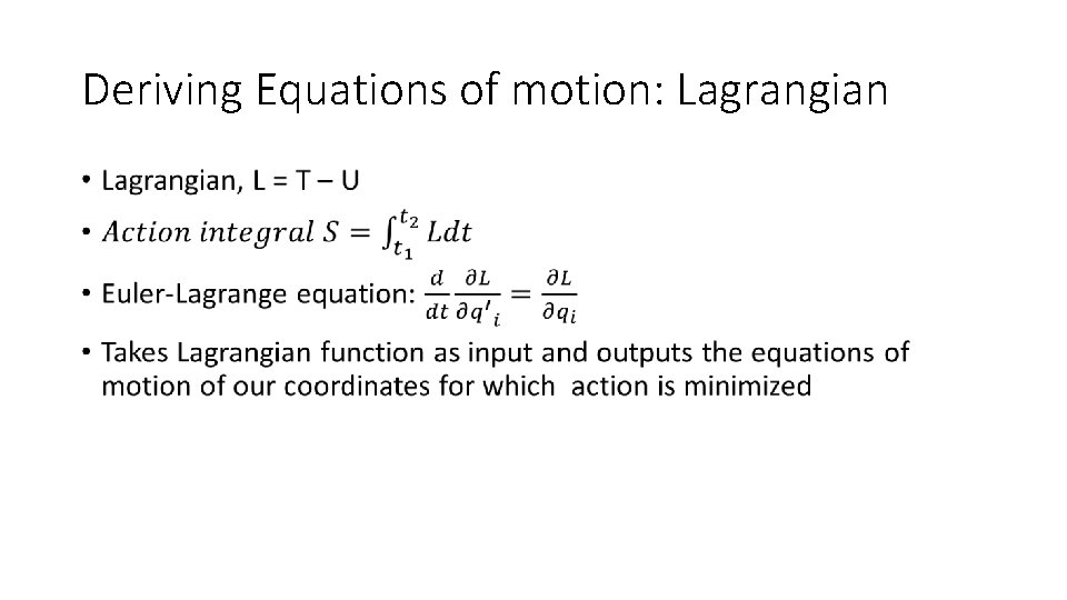 Double Pendulum A Simple Analysis of a Dynamic