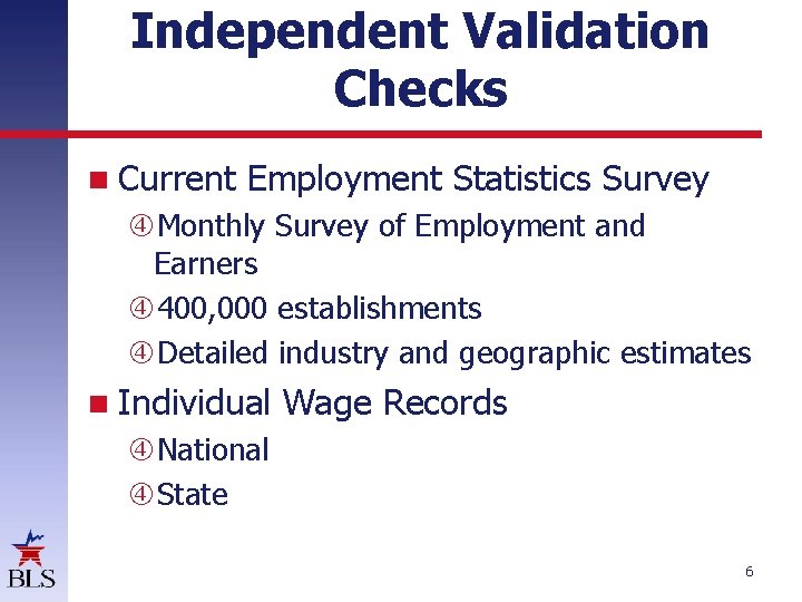Improvements in the BLS Business Register Richard Clayton