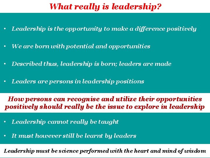 Building Moral Strategic Leadership for Nigeria 4 th