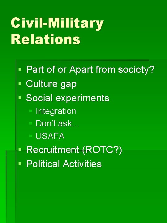 U S Military Establishment Organizational Structure Evolution Present