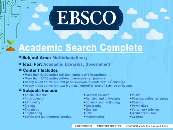 1 www ebsco com EBSCO Industries EBSCO was