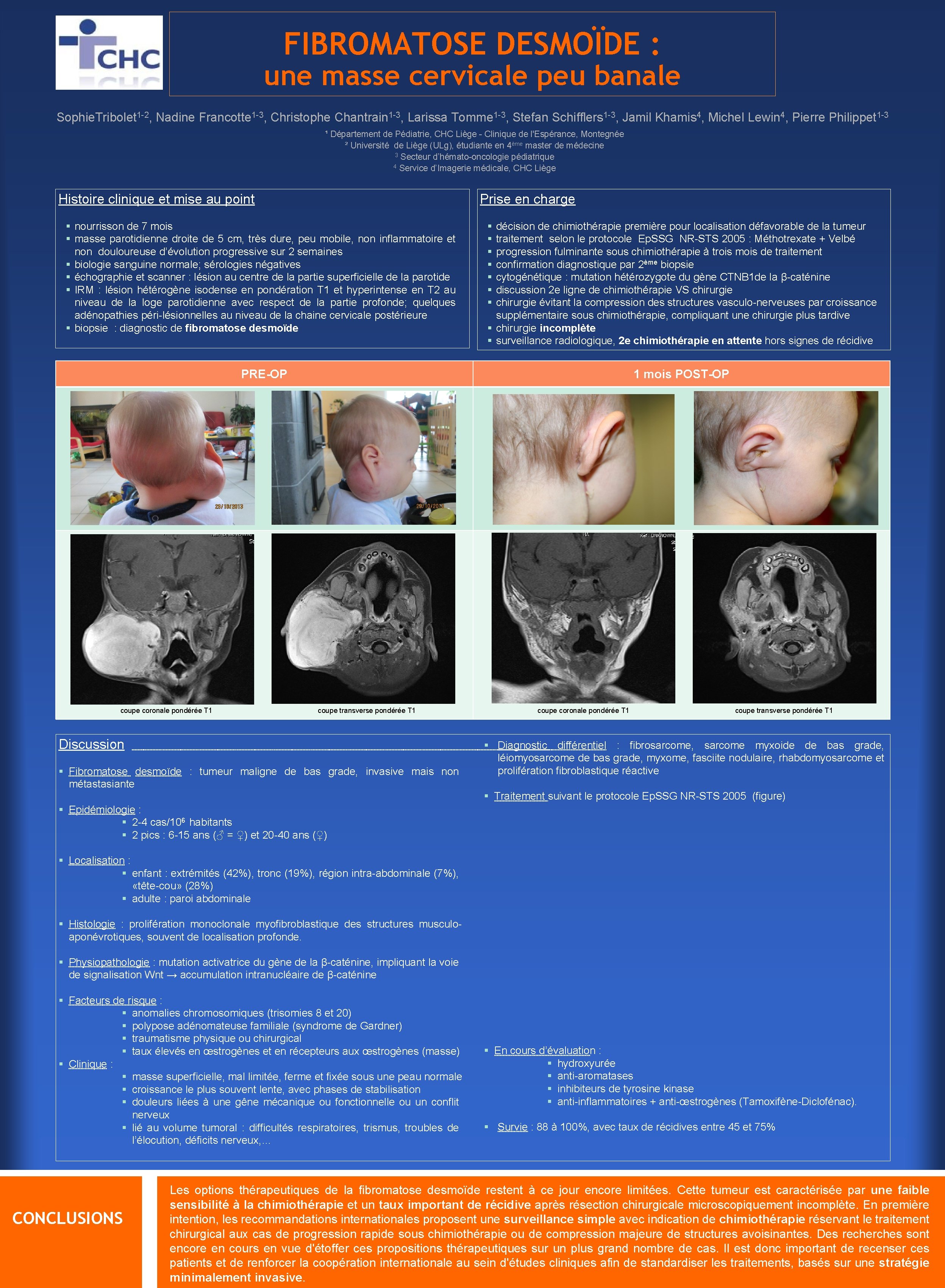FIBROMATOSE DESMODE une masse cervicale peu banale Sophie