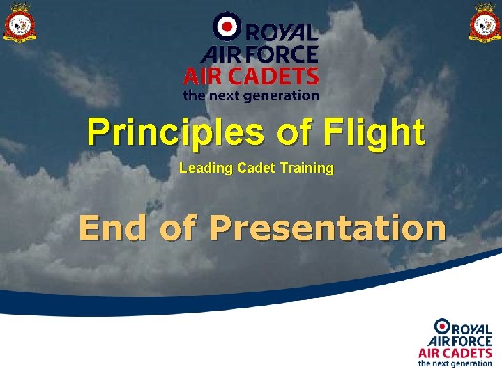 Principles of Flight Leading Cadet Training Pressure Lift