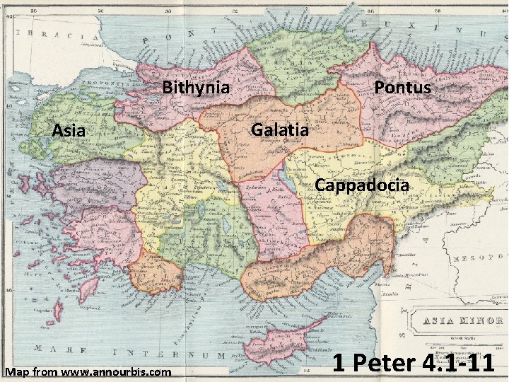 Bithynia Asia Pontus Galatia Cappadocia Map from www