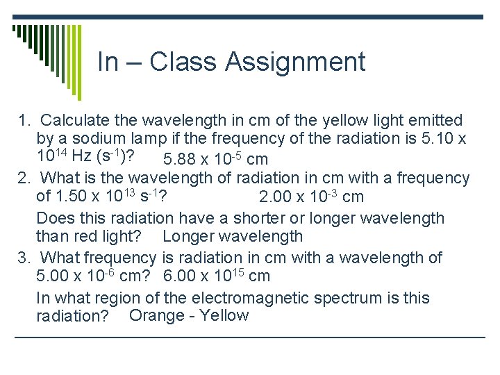 Chemistry 5 3 Physics and the Quantum Mechanical