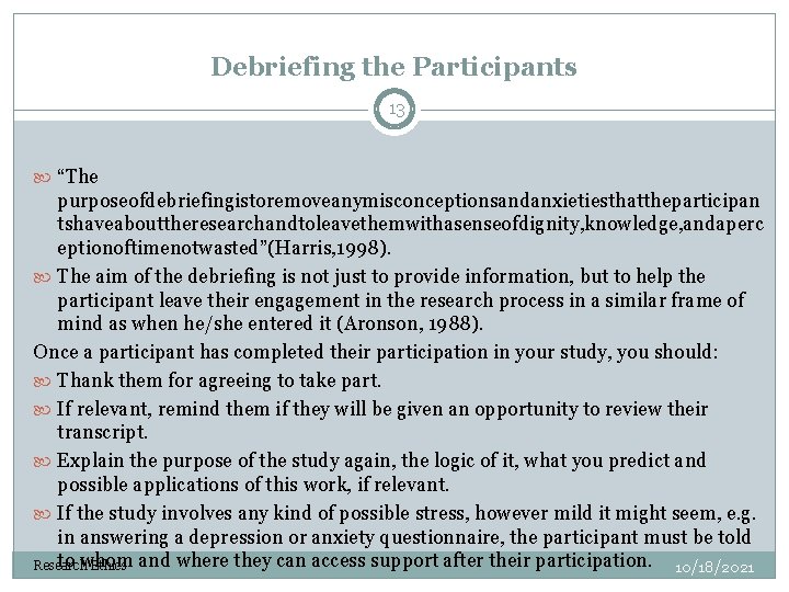 ETHICS IN SOCIAL SCIENCE RESEARCH 1 NOMAN YASER