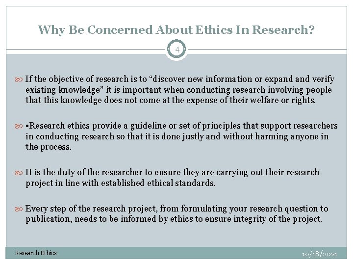 ETHICS IN SOCIAL SCIENCE RESEARCH 1 NOMAN YASER