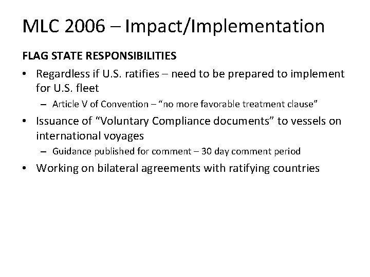 International Labour Organization ILO Maritime Labour Convention MLC