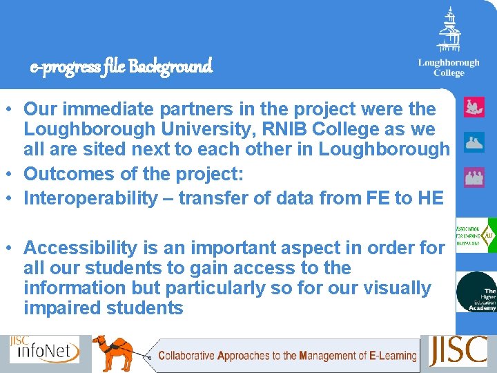 eProgress File Accessibility for All Fiona Henry eProgress