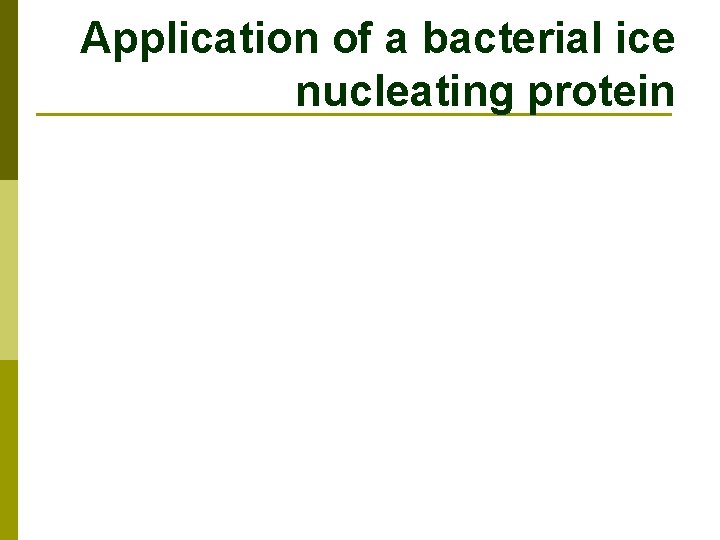 Biology 029 Life on other planets Cold tolerance