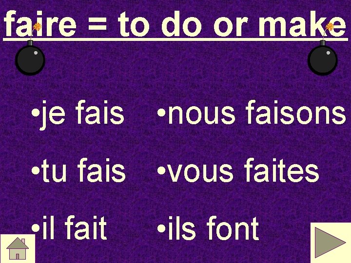 LES VERBES REGULIERS LES VERBES IRREGULIERS chanter manger