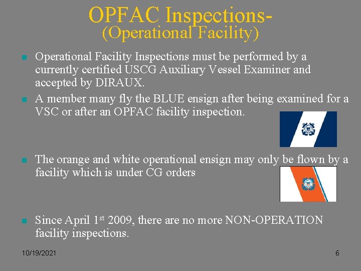 Operational Facility Review Prepared by Mike Lauro DSOVE