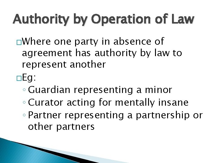 Law for Tourism Study Unit 4 Performing Contractual