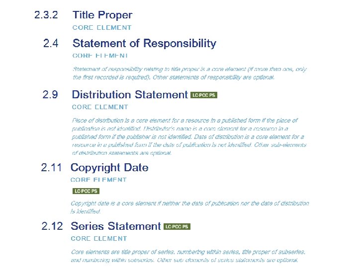 Cataloging Books in RDA A Comparison with AACR