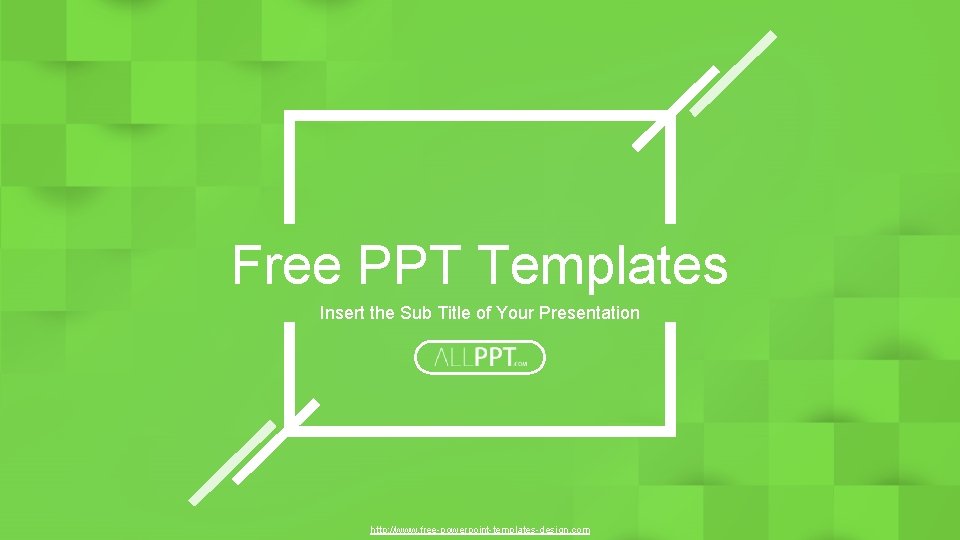 Free PPT Templates Insert the Sub Title of