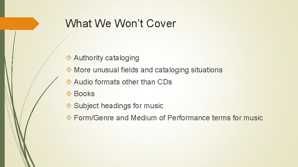 Best Practices for Music Cataloging Using RDA Ann