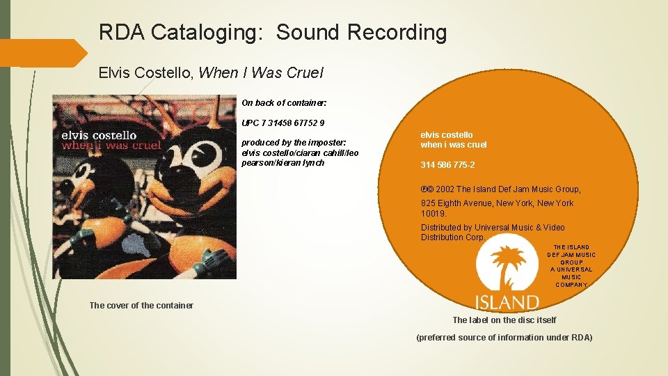 Best Practices for Music Cataloging Using RDA Ann