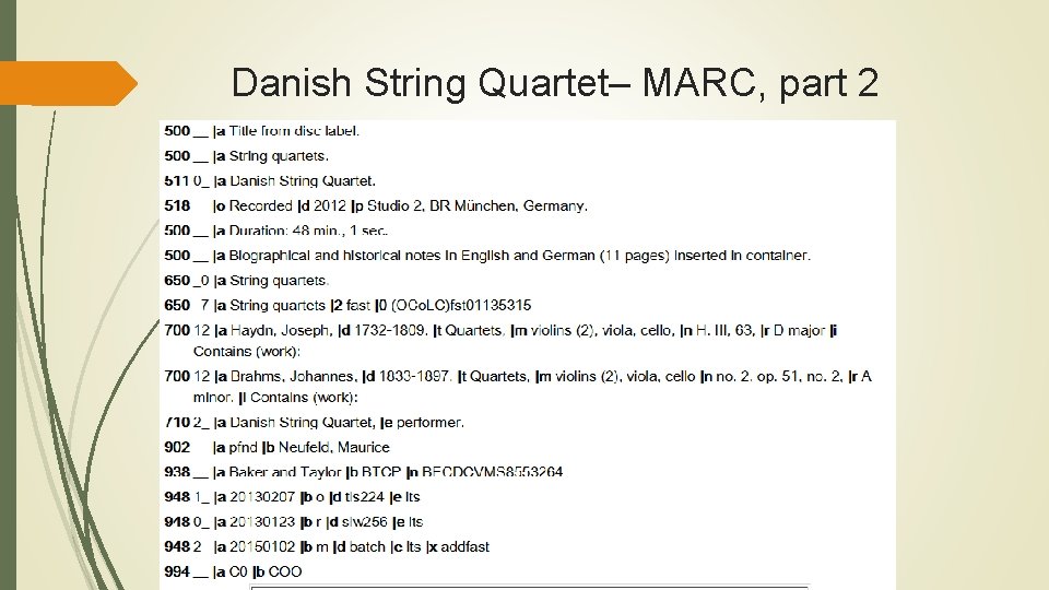 Music Cataloging Best Practices at Ali Purser blog