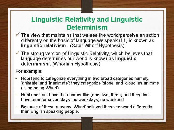 Language and Culture Chapter20 What is a culture