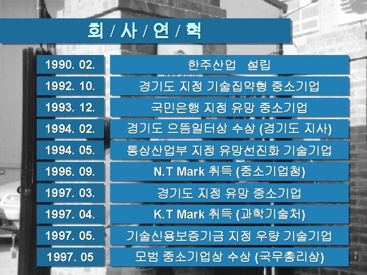 HANJOO INDUSTRY PRESENTATION OUTLINE IPA VAPOR DRYER I
